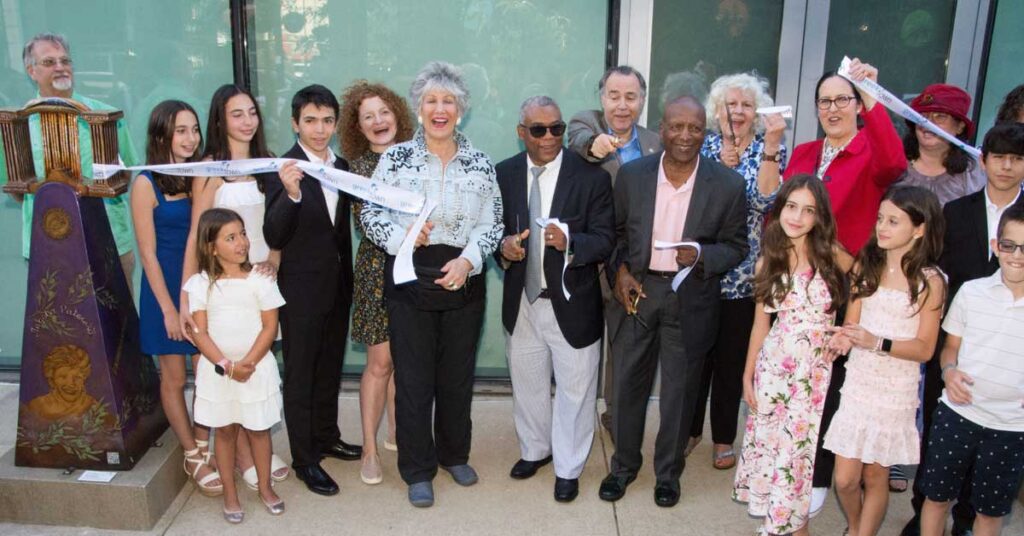 A Successful ribbon-cutting for new public art exhibit “My Painted Lyre ...